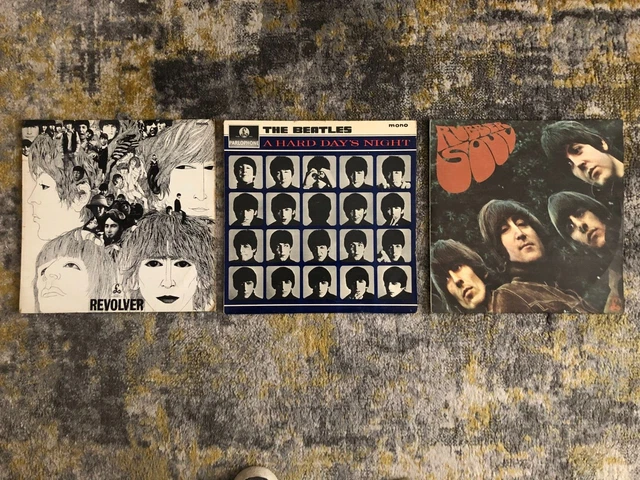 THE BEATLES X 3 Revolver, Rubber Soul, A Hard Day's Night Parlophone £ ...