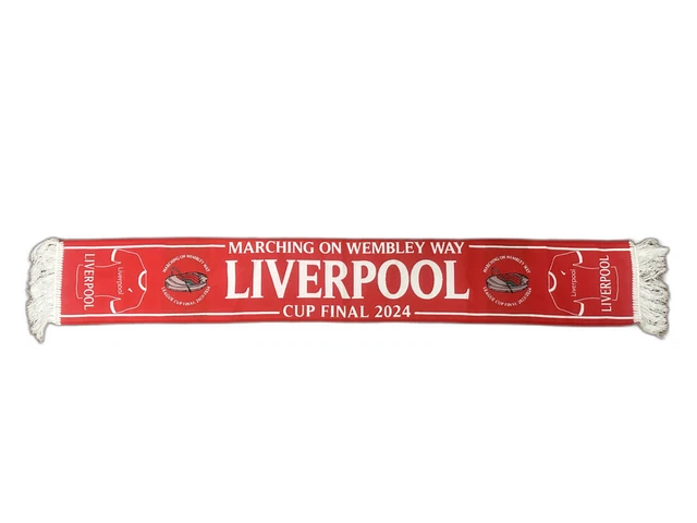 LIVERPOOL CARABAO CUP Final Winner Scarf 2024 Jurgen Klopp £14.00 ...