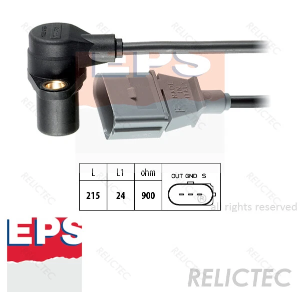 RPM CRANKSHAFT POSITION Sensor VW Audi Seat Skoda:TT,A3,GOLF IV 4,BORA ...