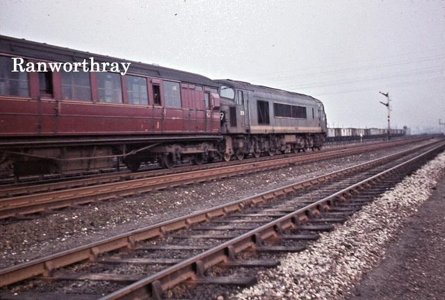 ORIGINAL 35MM SLIDE D74 Railway B.R Rail Diesel Loco =+Copyright c1960 ...