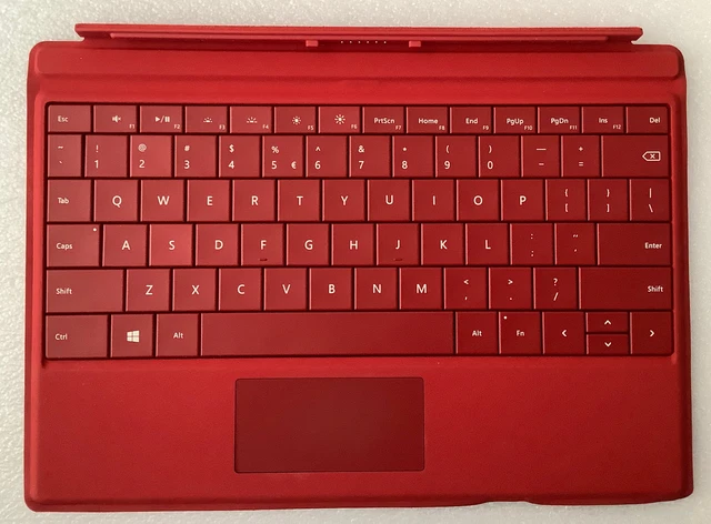 MICROSOFT - SURFACE Pro Signature Keyboard Surface Poppy Red - No Pen ...