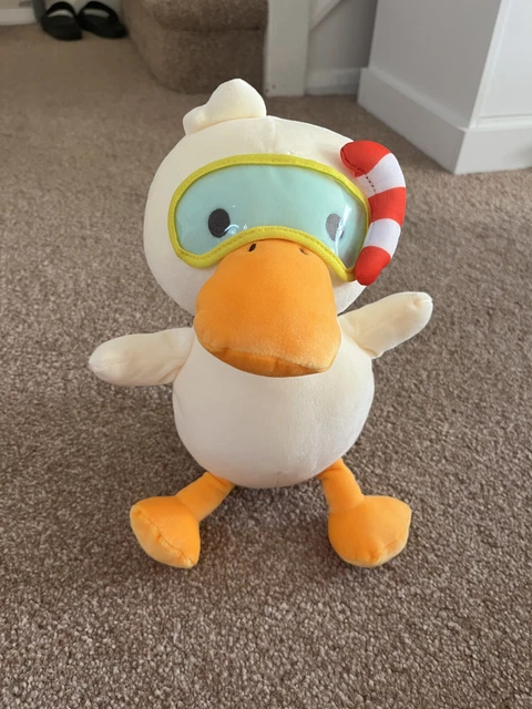 MINISO SNORKLING DUCK Soft Plush Squishy Toy 12’’ £10.99 - PicClick UK