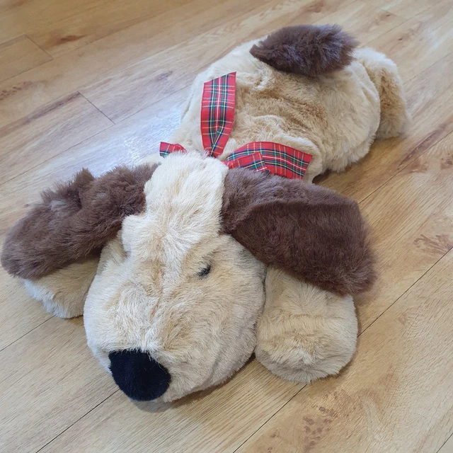 KEEL SIMPLY SOFT Collection Puppy Dog Brown Patch Large Soft Plush 18 ...