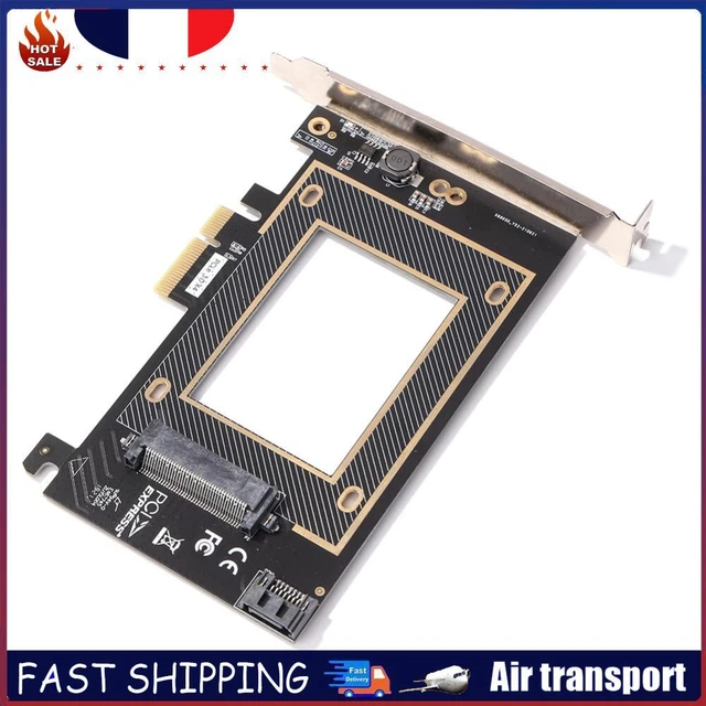 S# U.2 SFF-8639 To PCI-E X4 Expansion Card Adapter Gen3x4 for 2.5inch U ...