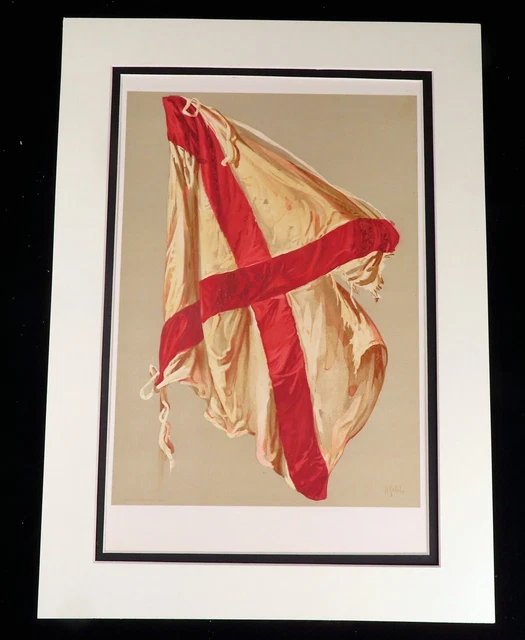 INDIAN MUTINY FLAG Used in Siege of Delhi East India Company Antique ...