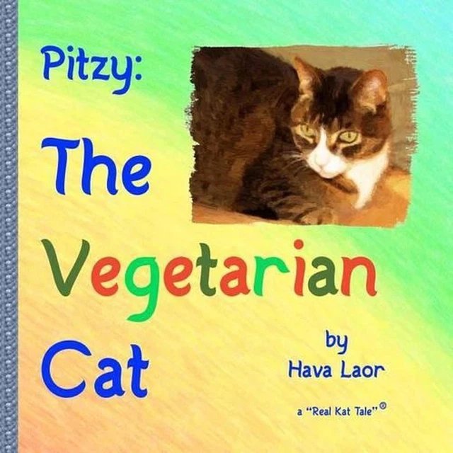 PITZY, THE VEGETARIAN Cat by Hava Laor (English) Paperback Book EUR 19 ...