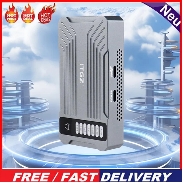 M.2 NVME SSD RAID Case M.2 SSD Enclosure 20Gbps Dual Bay for Windows ...