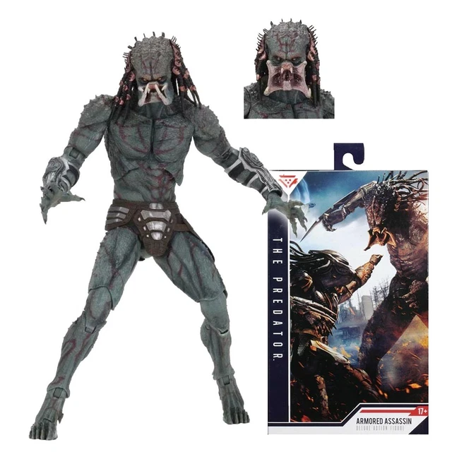 NECA ARMORED ASSASSIN Predator 12" Action Figur Deluxe Predators 2018 ...