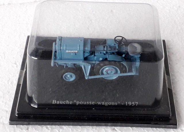 HACHETTE UNIVERSAL HOBBIES TRACTEUR 1:43 - BAUCHE POUSSE WAGONS 1957 ...