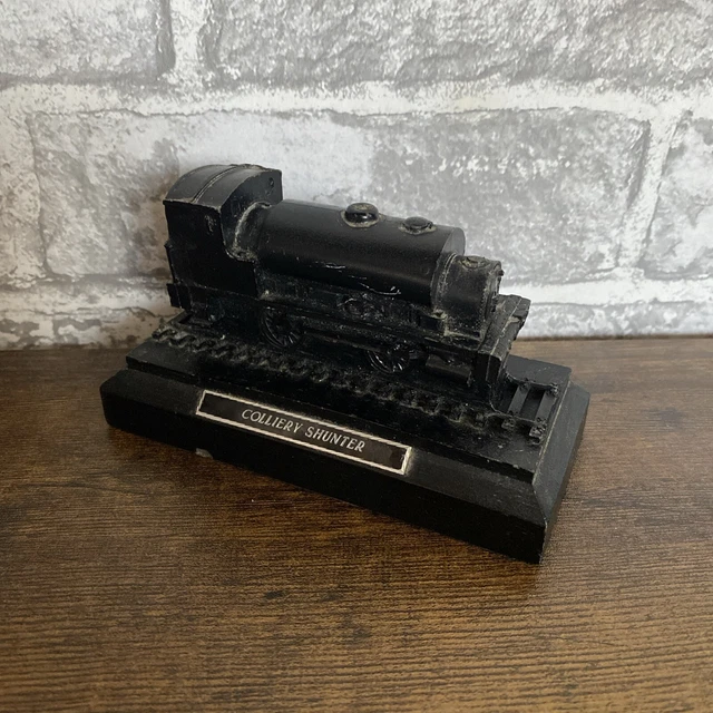 A E&J BRITISH Coal Collectible Train Statue ‘Colliery Shunter’ £9.99 ...