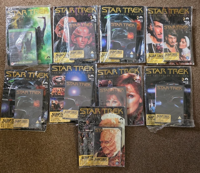 STAR TREK THE Collector's Edition Magazine DVD Bundle - All New Sealed ...