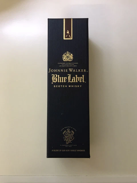 JOHNNIE WALKER BLUE Label Empty Box. No Bottle £5.00 - PicClick UK