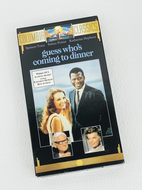 GUESS WHOS COMING to Dinner (VHS, 1995) Spencer Tracy, Katharine ...