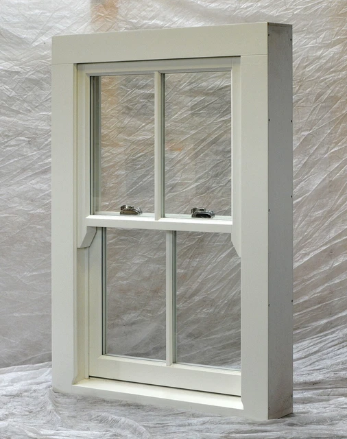 BESPOKE TIMBER WOODEN Traditional Sliding Box Sash Window, Made to ...