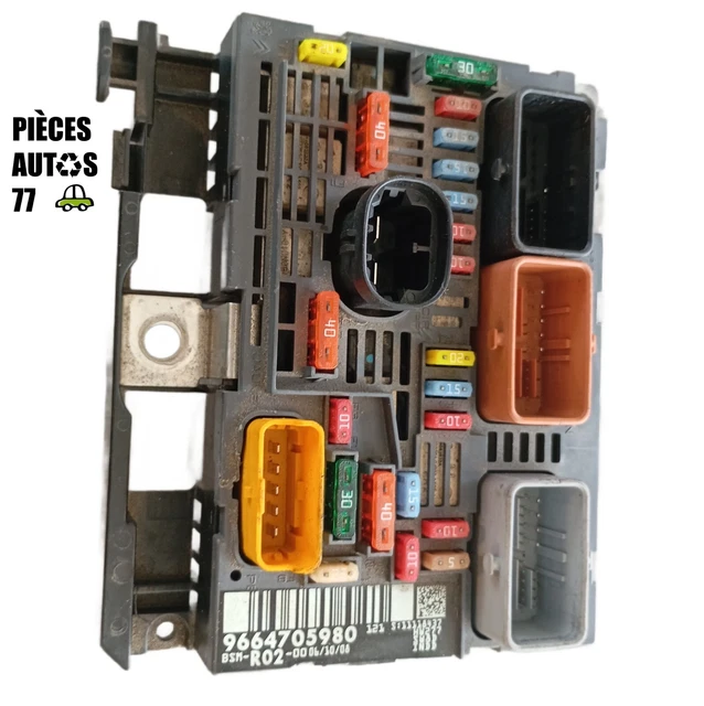 BOITIER SERVITUDE MOTEUR (BSM) PSA R02 Delphi 9664705980 C4 Picasso C5 ...