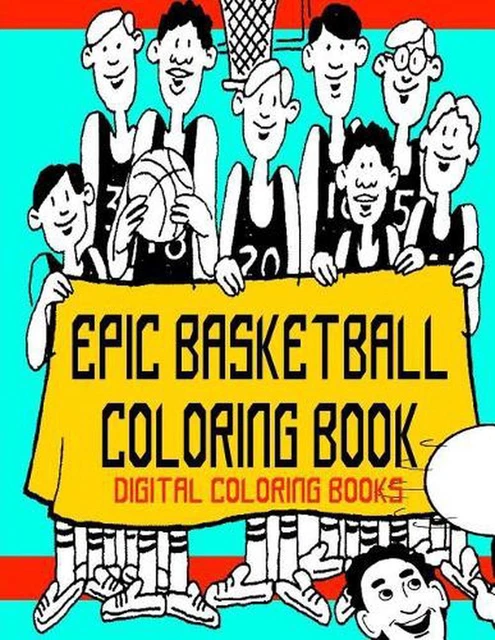 EPIC BASKETBALL COLORING Book by Digital Coloring Books (English ...