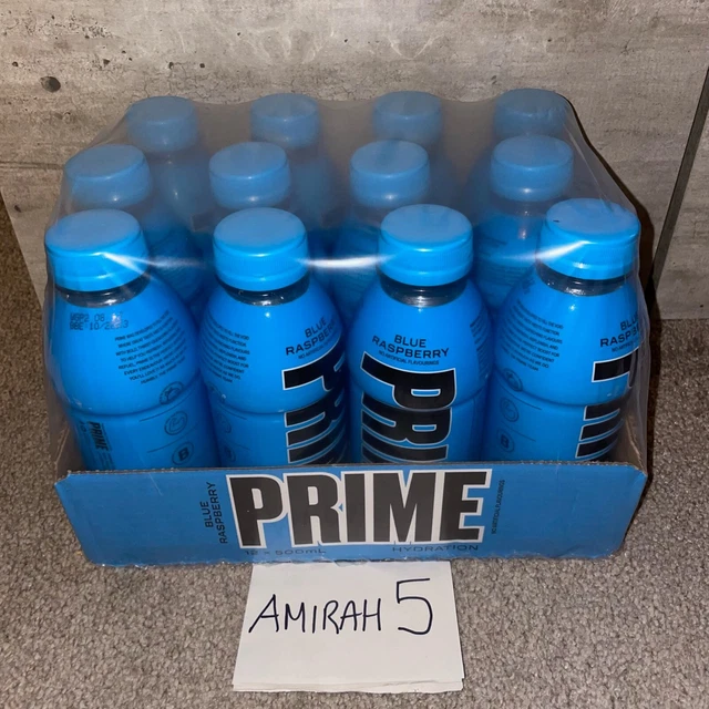 12 X 500ML SEALED PRIME Hydration Drink BLUE RASPBERRY 12 PacK Fast ...