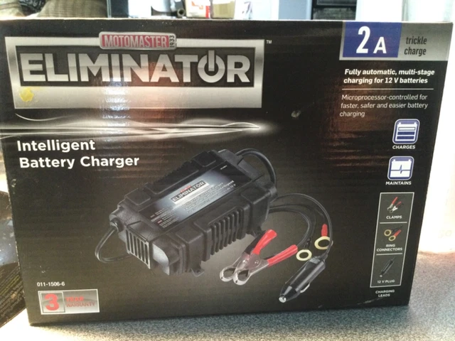MOTOMASTER ELIMINATOR 2A Intelligent Battery Charger Trickle for 12 V ...
