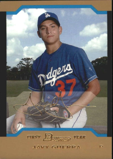 2004 BOWMAN DRAFT Gold #81 Javy Guerra Dodgers neuf dans son emballage ...