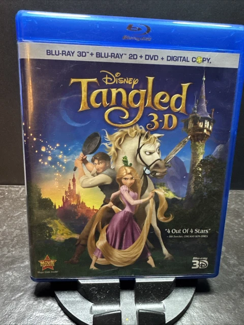 DISNEY TANGLED MOVIE - Blu Ray 3D, Blu Ray 2D, DVD ( 2011 4 Disc set ...