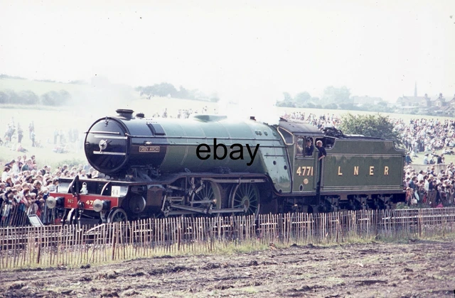 35MM RAILWAY SLIDE- LNER Steam Loco 4771 'Green Arrow' @ Shildon, 1975 £2.50 - PicClick UK