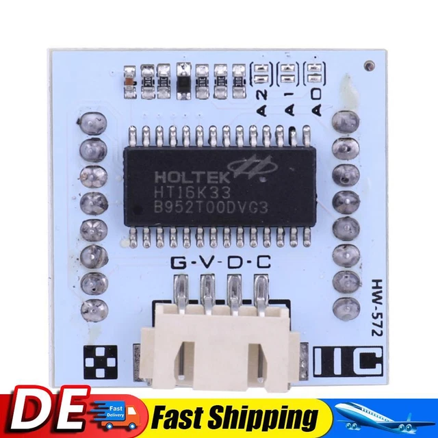 HT16K33 DOT MATRIX Display Board I2C LED Matrix Display Modul Board für ...