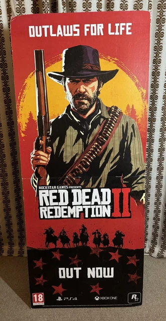 RED DEAD REDEMPTION 2 Promotional Store Standee £165.00 - PicClick UK