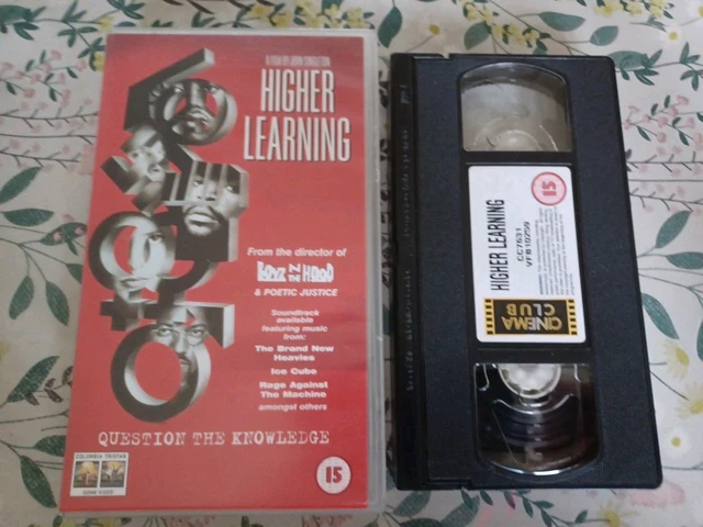HIGHER LEARNING 1993 -ice Cube - VHS Video EXCELLENT Condition FREE ...