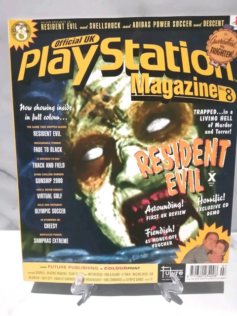 RARE PLAYSTATION PS1 July 1996 Official Magazine Issue no. 8 no disc ...