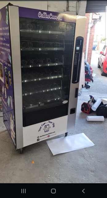 CRANE FOCUS 40 Snack vending machine complete WITH Contactless Card ...