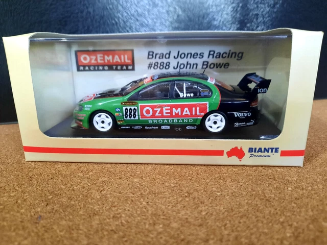 1:43 BIANTE &JOHN BOWE" #888 OZEMAIL RACING TEAM FORD BA FALCON XR8 ...
