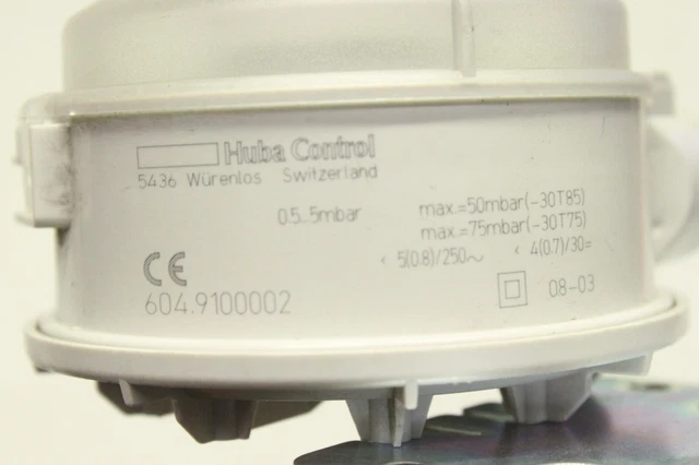 HUBA CONTROL 604 9100002 Differenzdruckschalter Pressure Switch 604. ...