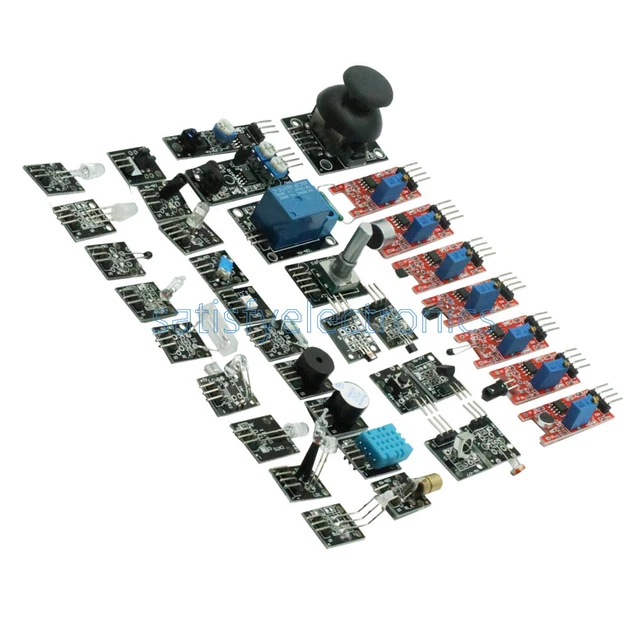 ULTIMATE 37 IN 1 Sensor Module Kit Set für Raspberry Pi & Arduino& MCU ...