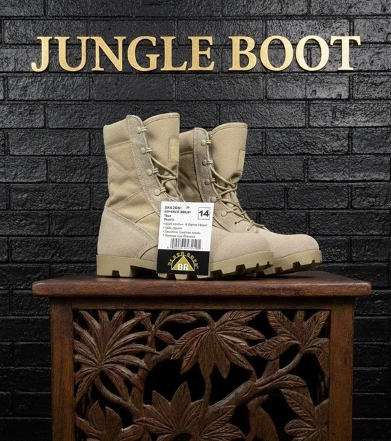 BLACK ROCK 🤑MEN’S Tan Tactical 🔥Jungle Boots - Military Style Combat ...