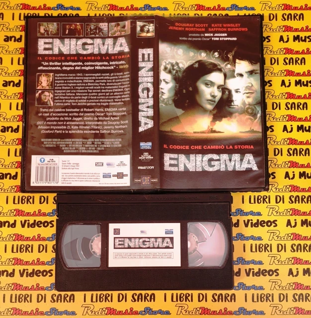 VHS FILM ENIGMA 2002 Kate Winslet Dougray Scott CDE 49860717CVV (F14) no dvd EUR 3,90 - PicClick IT