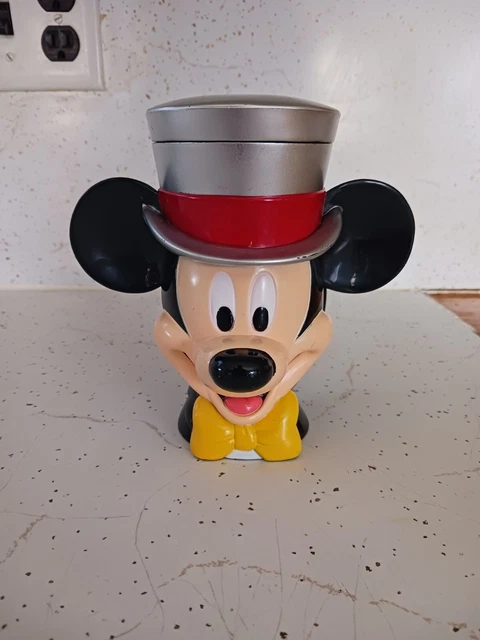 DISNEY ON ICE Mickey Mouse Mug Silver Flip Top Hat Lid Cup. 1998 £7.54 ...