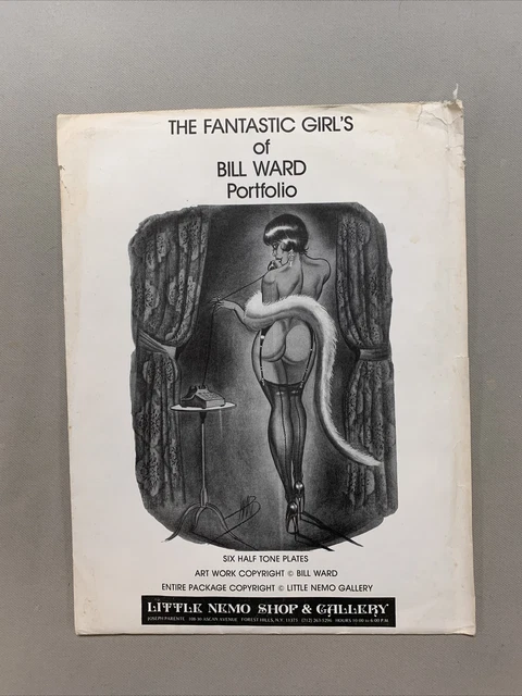 THE FANTASTIC GIRL’S of Bill Ward Portfolio Six Half Tone Images Pin Up ...