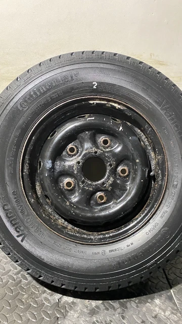 FORD TRANSIT MK5 Mk4 Smiley 14 Inch Spare Wheel & Good Tyre 195r14C 8mm ...