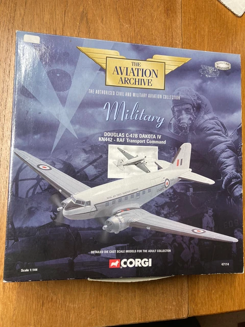 CORGI AVIATION ARCHIVE 1:144 Scale Douglas C47B RAF Dakota IV KN442 £14 ...