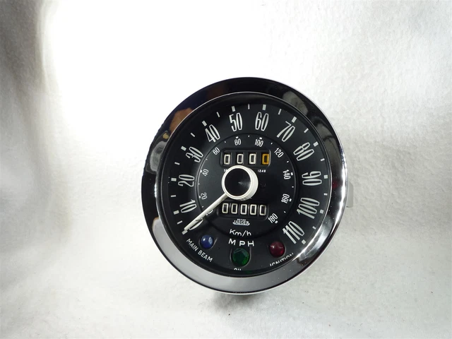 TRIUMPH SPITFIRE MK1 MK2 JAEGER SPEEDO RECONDITIONED speedometer SN6121 ...