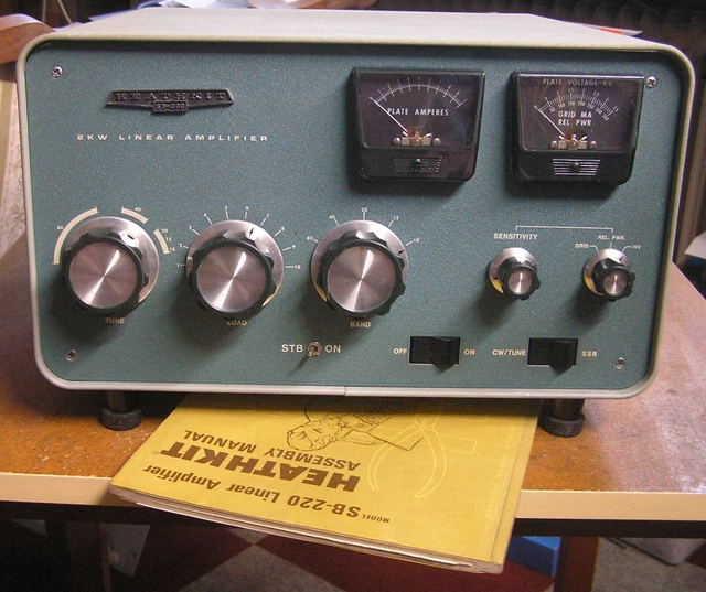 HEATHKIT LINEAR TUBE 1000W Amplifier SB-220 Ham Radio EUR 800,00 ...
