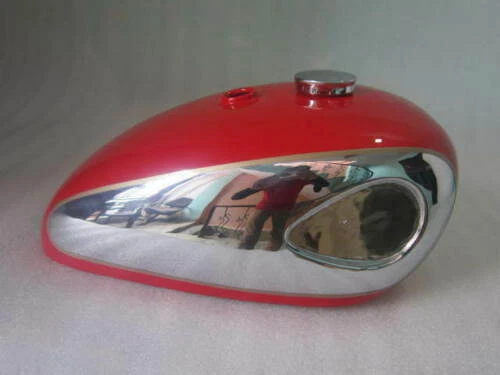 BSA GOLD STAR Scrambles Catalina 2 Gallon Red Painted And Chrome Petrol ...