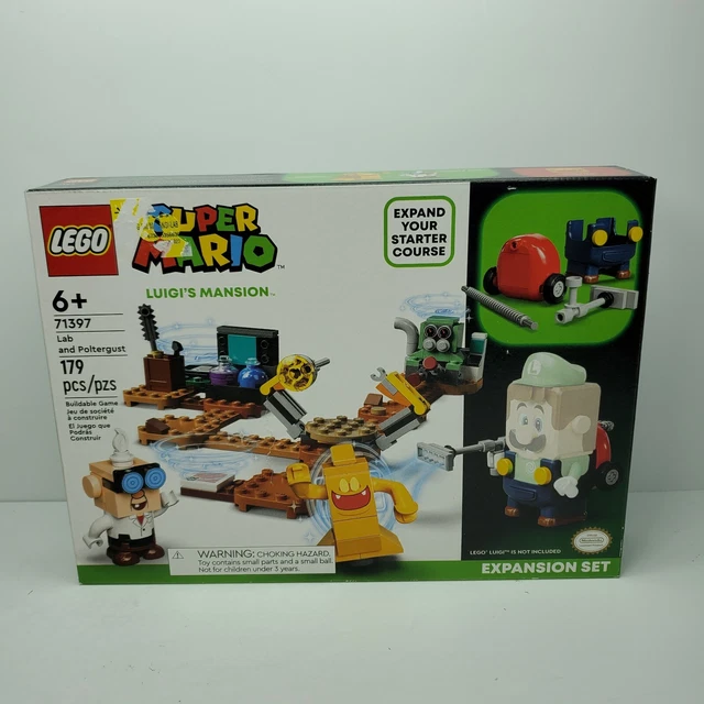LEGO SUPER MARIO: Luigi’s Mansion Lab and Poltergust Expansion Set ...