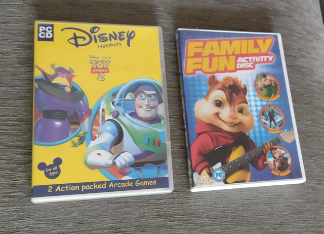 DISNEY HOTSHOTS TOY Story 2 PC CD ROM Game+Family Fun Activity Disc DVD ...