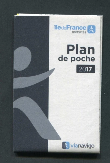 PLAN DE RÉSEAU de métro, bus et tramway de Paris 2017 "Paris Poche" EUR 3,90 - PicClick FR