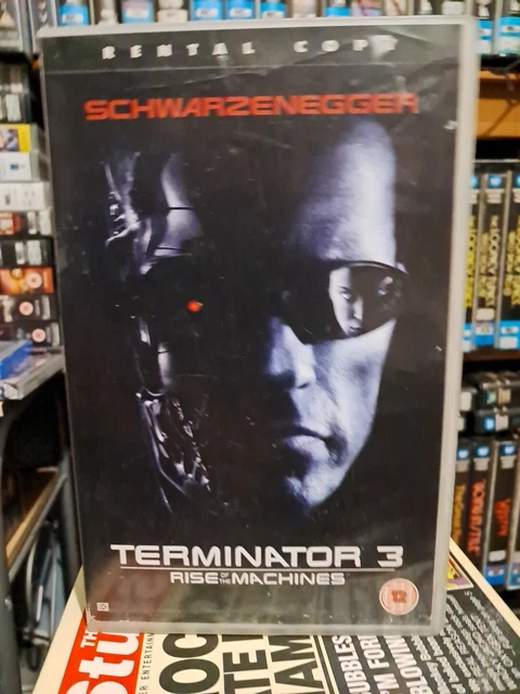 TERMINATOR 3 VHS Video, Arnold Schwarzenegger, Big box Ex Rental ...
