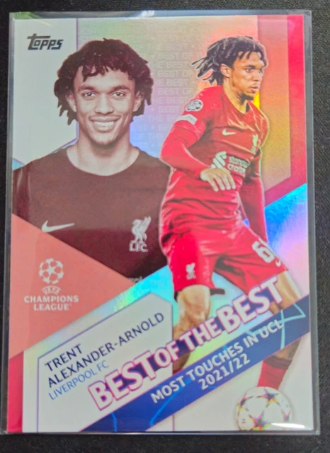 CARTA CALCIO TRENT Alexander-Arnold Best Of The Best Insert Topps UCC ...