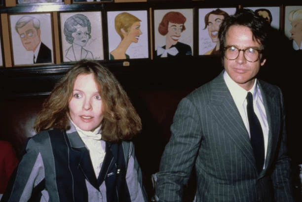 DIANE KEATON AMERICAN actor Warren Beatty attend the 47th New York- Old ...