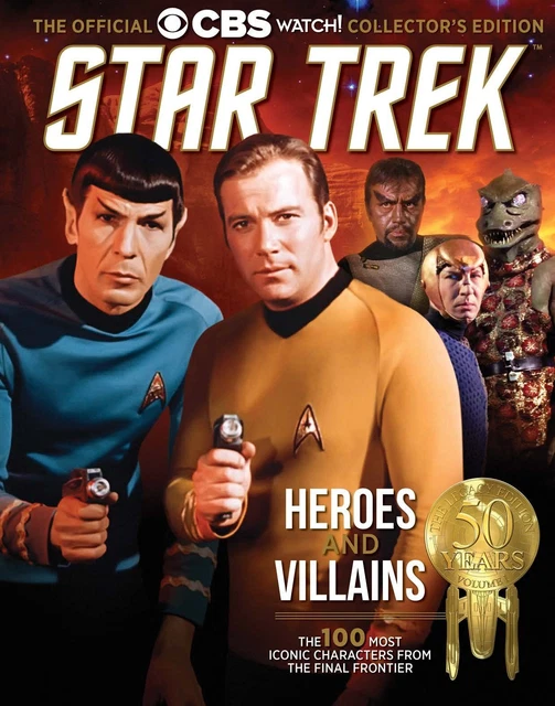 CBS STAR TREK Heroes and Villains Single Issue Magazine NEW 2015 £15.83 ...