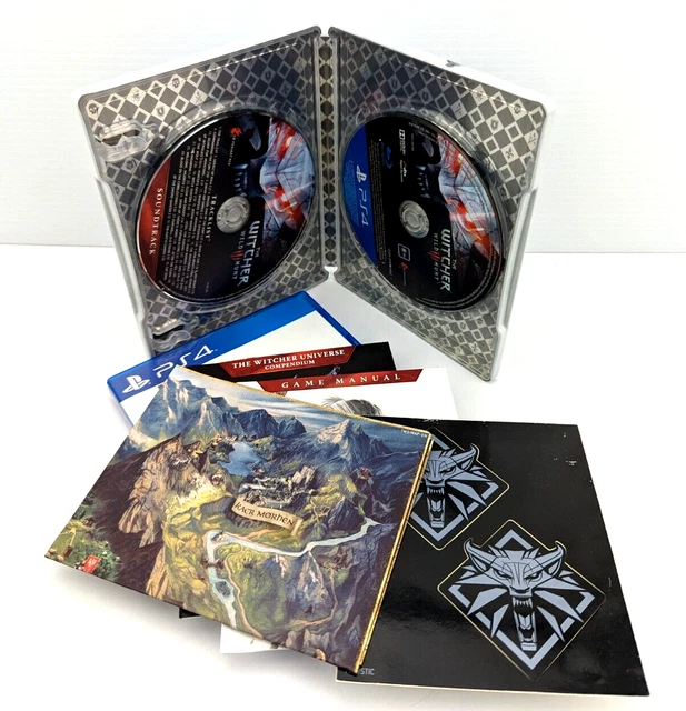 THE WITCHER 3 Wild Hunt Steelbook - PlayStation 4 PS4/ CD Soundtrack ...